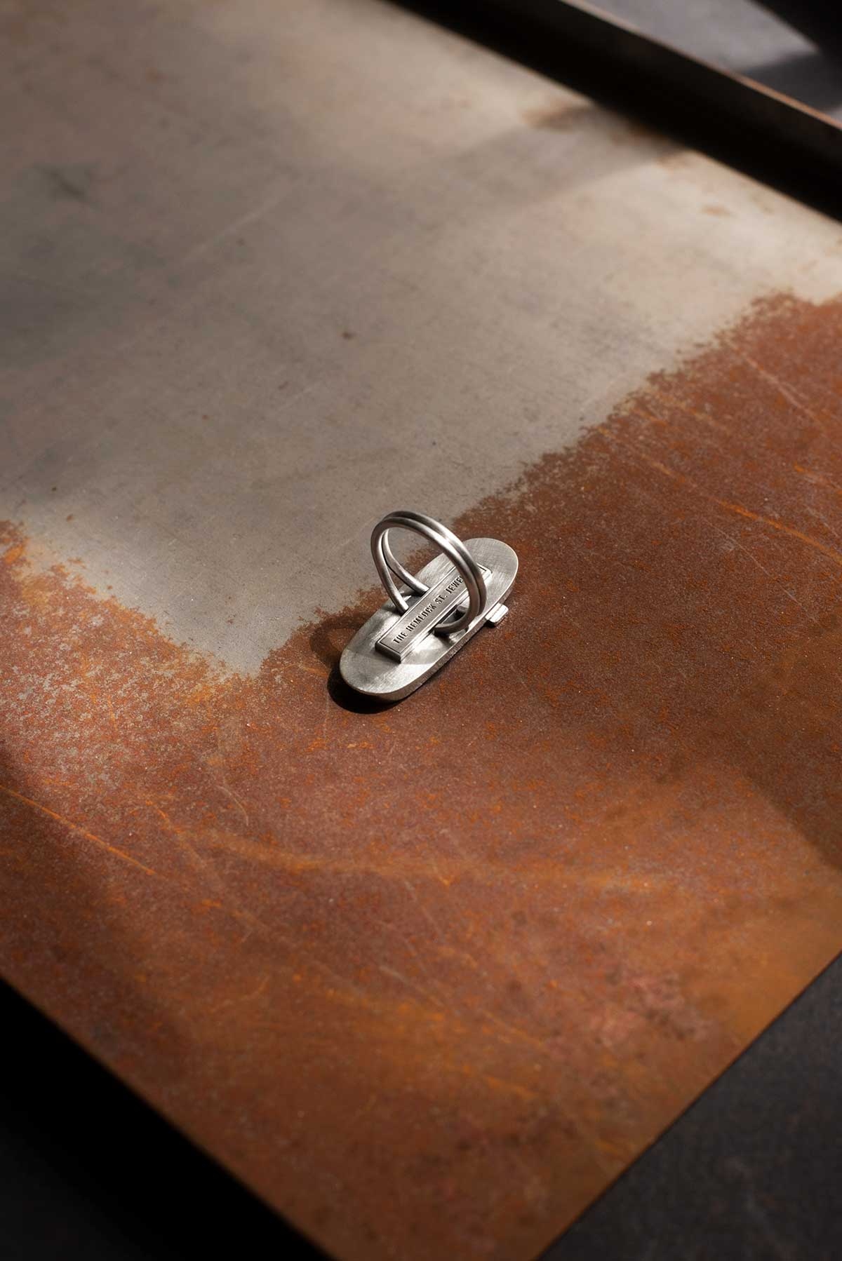 'Exhibit A' Pill Ring | Oxidized Sterling Silver | Ring Size 7 - The ...