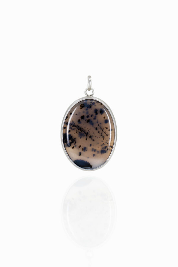 Yellowstone River Pendant | Montana Agate - The Hemlock Street Jeweler